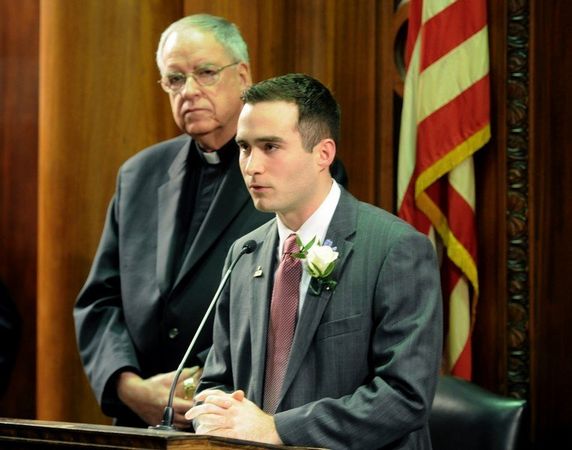 New Springfield City Council President Michael Fenton pledges to work ...